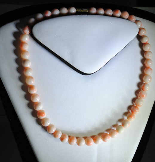 Collier En Corail Rose